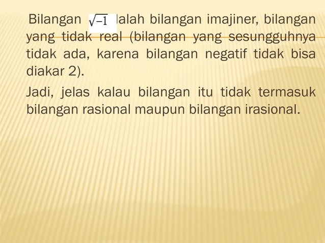 Rasional dan Irasional bilangan rasional | PPT