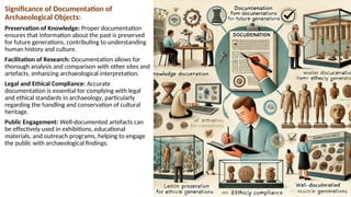Documentation of archaeological objects at the site | PPT