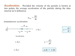 12.1-2_Kinematics and Dynamics: Kinematics of Particle | PDF
