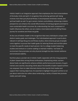 Balanced Body, Balanced Mind: A Holistic Guide to Health and Wellbeing ...