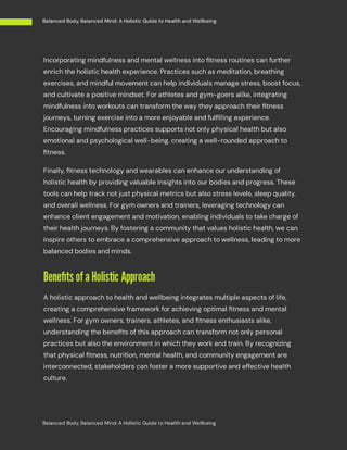 Balanced Body, Balanced Mind: A Holistic Guide to Health and Wellbeing ...