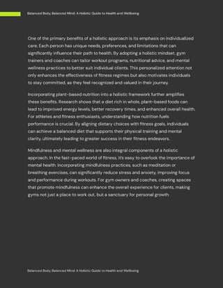 Balanced Body, Balanced Mind: A Holistic Guide to Health and Wellbeing ...