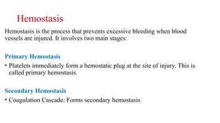 Hemostasis and Atherosclerotic disorders.pptx