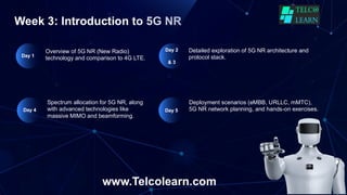 5G NR Development Training by TelcoLearn | PDF