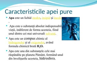 apa in natura circuit si importanta sa ppt | PPT