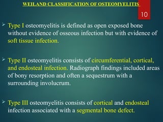 OSTEOMYELITIS IN ORAL AND MAXILLOFACIAL SURGERY | PPTX
