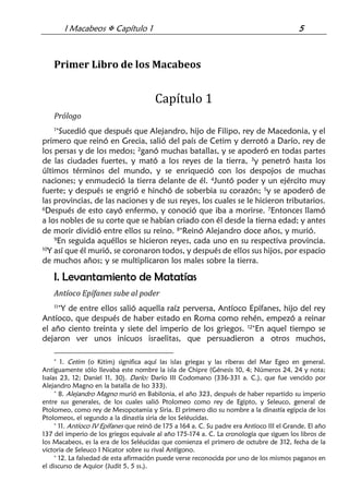 1 de Macabeos. | PDF