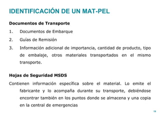 MANEJO DE MATERIALES PELIGROSOS Y USO DE MSDS | PPT