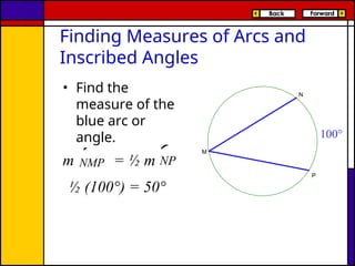 Circles-inscribed-angles-theorems-examples.ppt