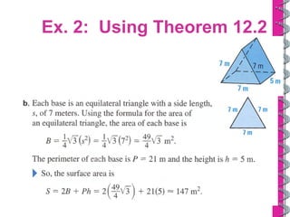 12.2 surface area of prisms and cylinders | PPT