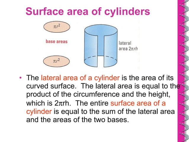 12.2 surface area of prisms and cylinders | PPT | Geography | Science