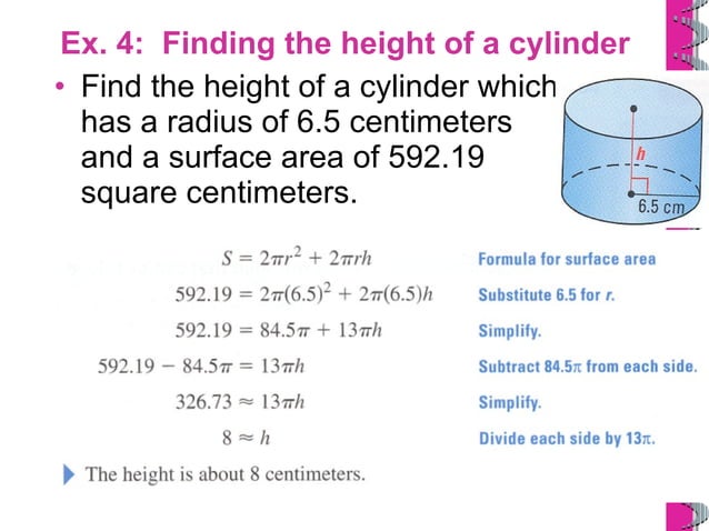 12.2 surface area of prisms and cylinders | PPT | Geography | Science