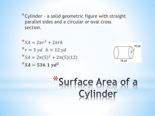 12 2 surface area of solids | PPT