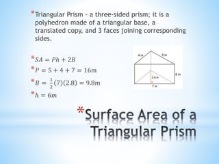 12 2 surface area of solids | PPT