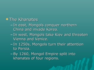 12.2 the mongol conquests | PPT