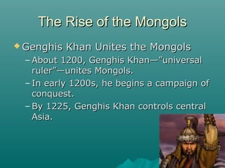 12.2 the mongol conquests | PPT