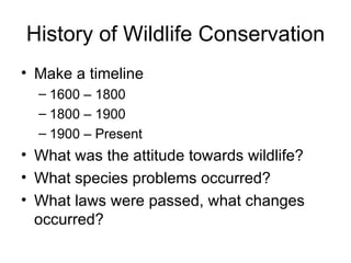 12 2 Wildlife Conservation | PPT