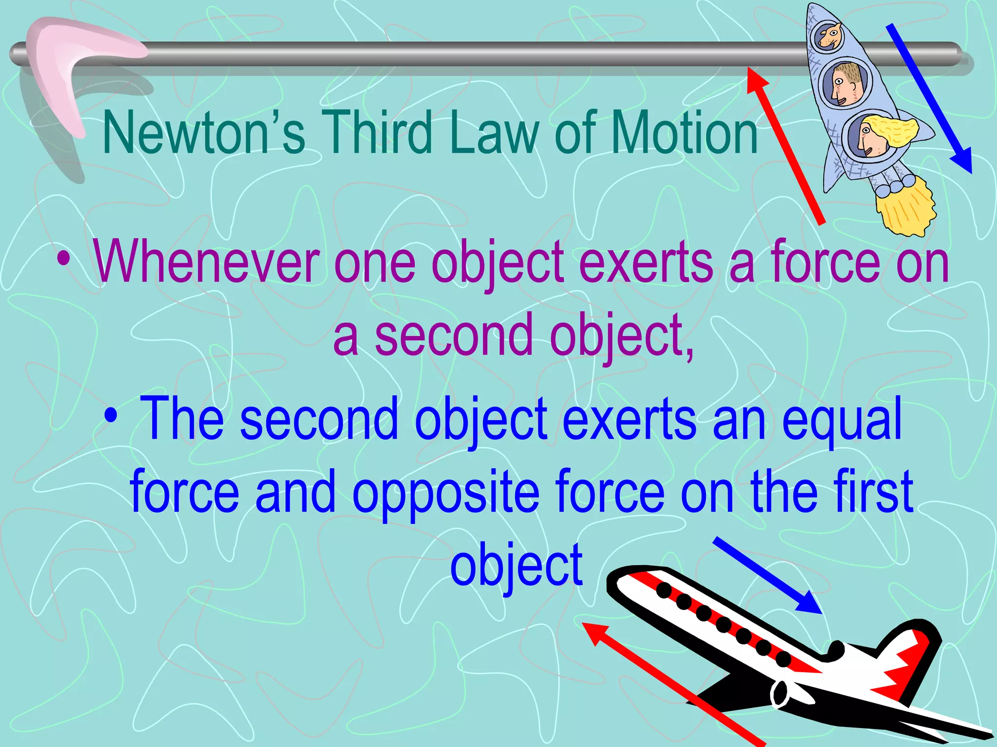 12 3 Newton’S Third Law Of Motion | PPT