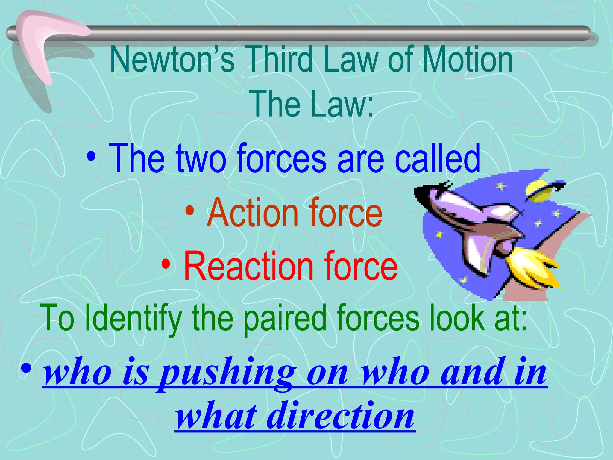 12 3 Newton’S Third Law Of Motion | PPT