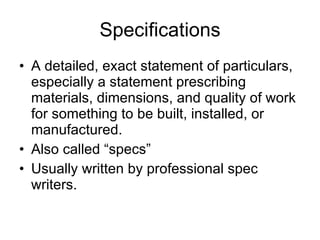 Specifications | PPT | Gardening | Home & Garden