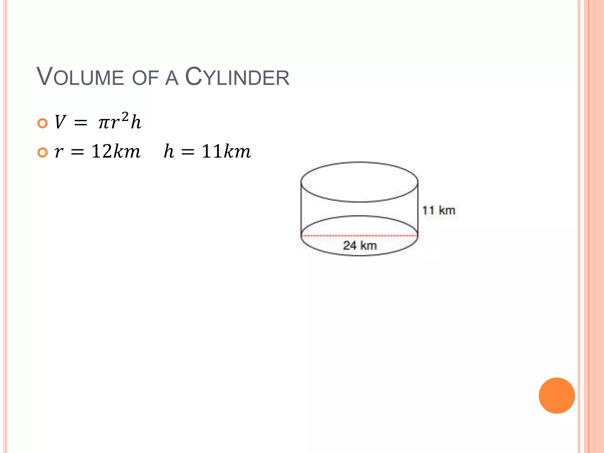 12 3 volume of prisms, cylinders, pyramids & cones | PPTX