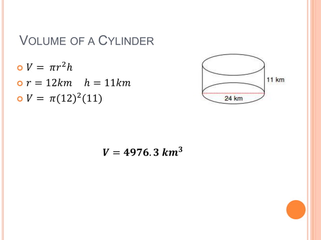 12 3 volume of prisms, cylinders, pyramids & cones | PPTX | Physics ...