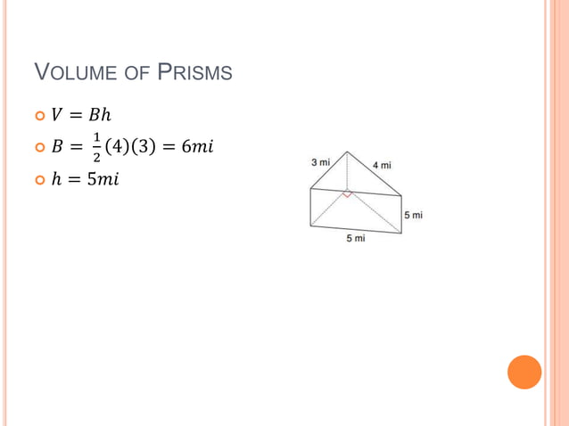 12 3 volume of prisms, cylinders, pyramids & cones | PPTX | Physics ...