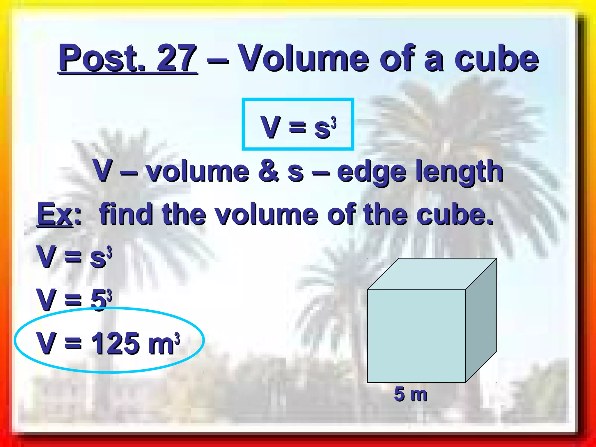 12 3 volumes of prisms and cylinders | PPT