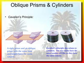 12 3 volumes of prisms and cylinders | PPT