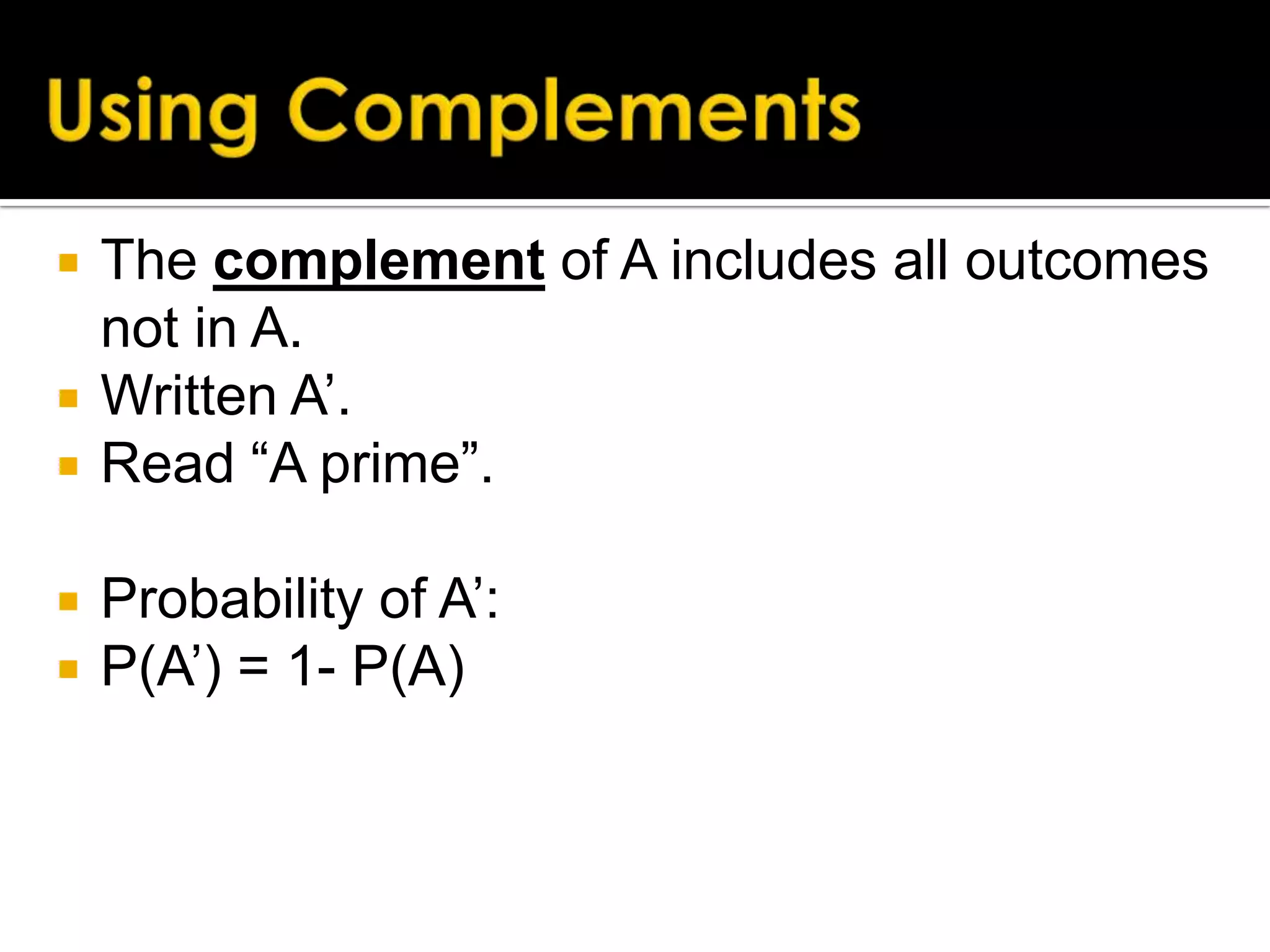 12.4 probability of compound events | PPTX