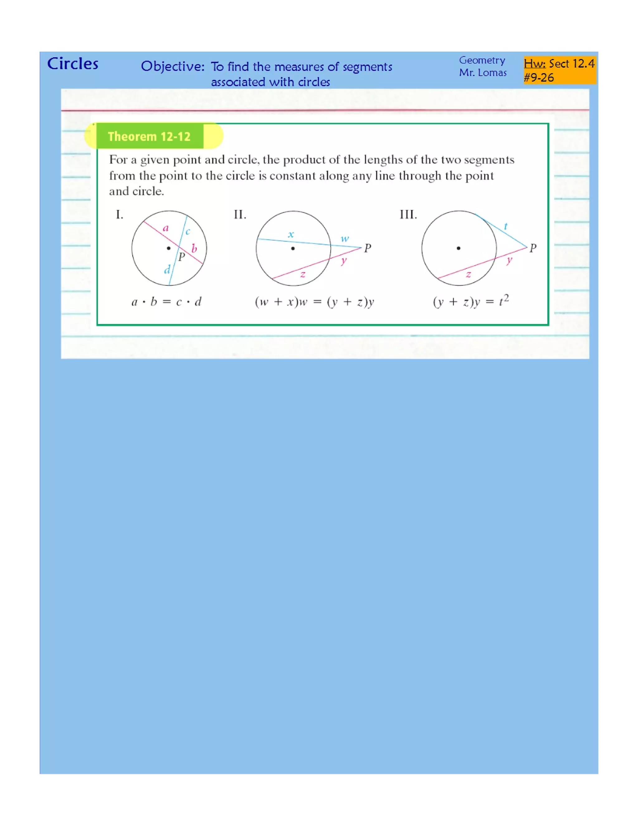 12 4 segments in circles | PDF