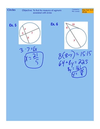 12 4 segments in circles | PDF
