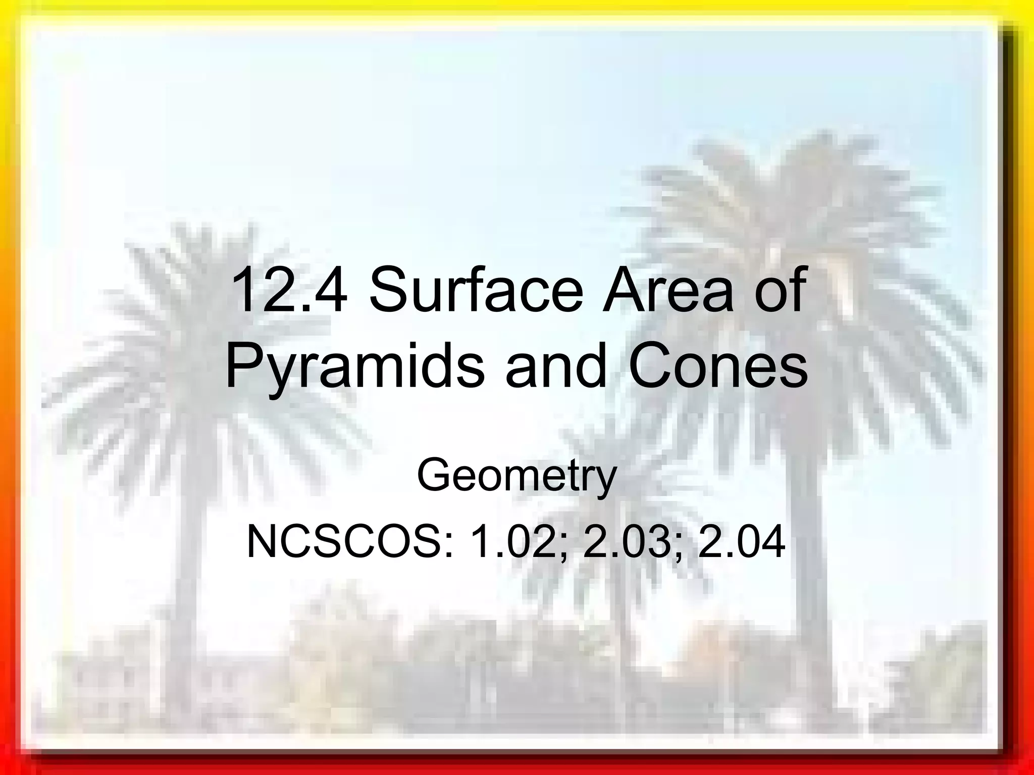 12 4 surface area of prisms and cylinders lesson | PPT
