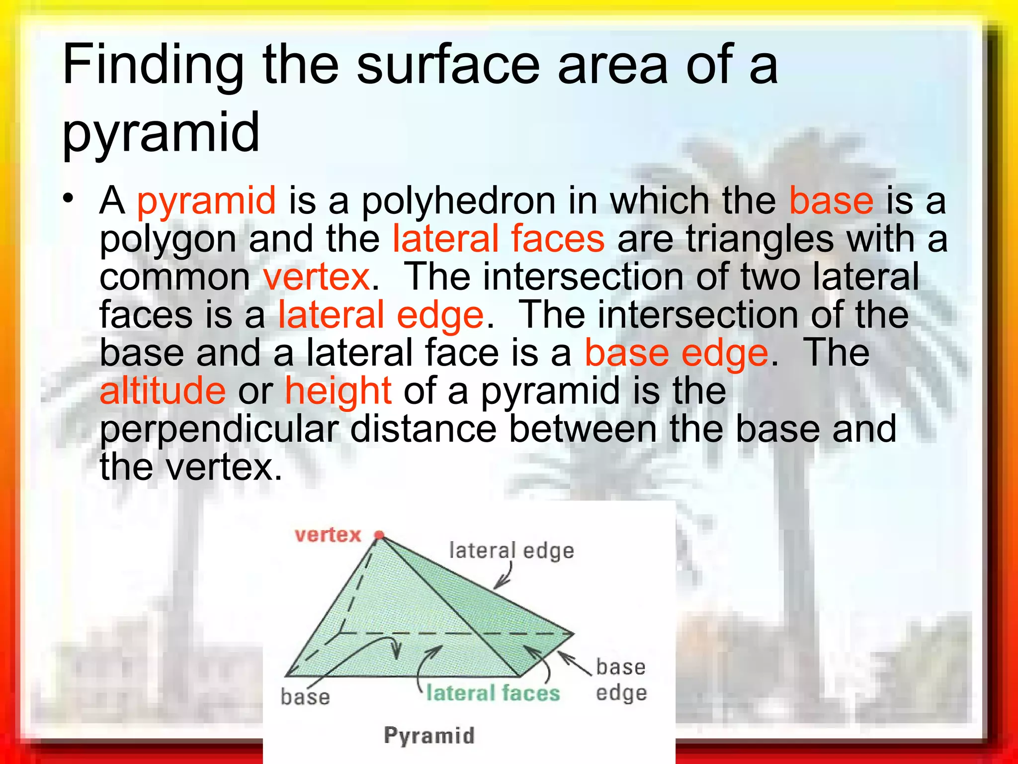 12 4 surface area of prisms and cylinders lesson | PPT