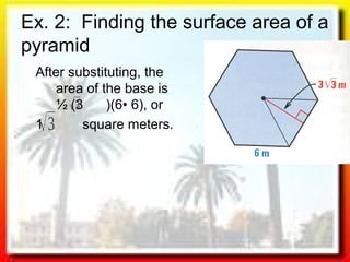 12 4 surface area of prisms and cylinders lesson | PPT