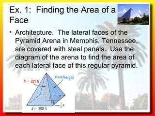 12 4 surface area of prisms and cylinders lesson | PPT