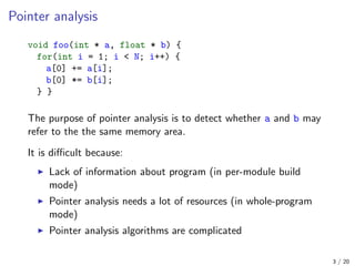 TMPA-2017: Simple Type Based Alias Analysis for a VLIW Processor | PDF