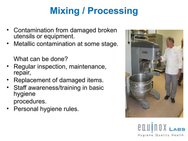 Hygiene for Bakeries | PPT | Indoor Environmental Quality | Home & Garden