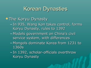 12.5 kingdoms of southeast asia and korea | PPT
