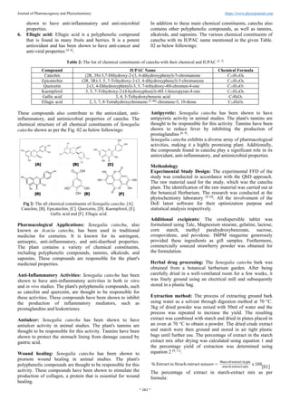 Design of Experiments (DoE) manipulation in the formulation and optimization of a traditional ...