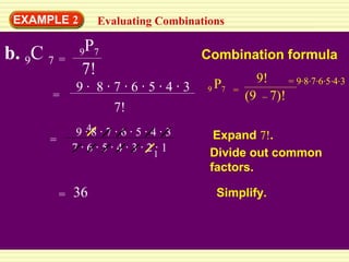 12.6 combinations 1 | PPT