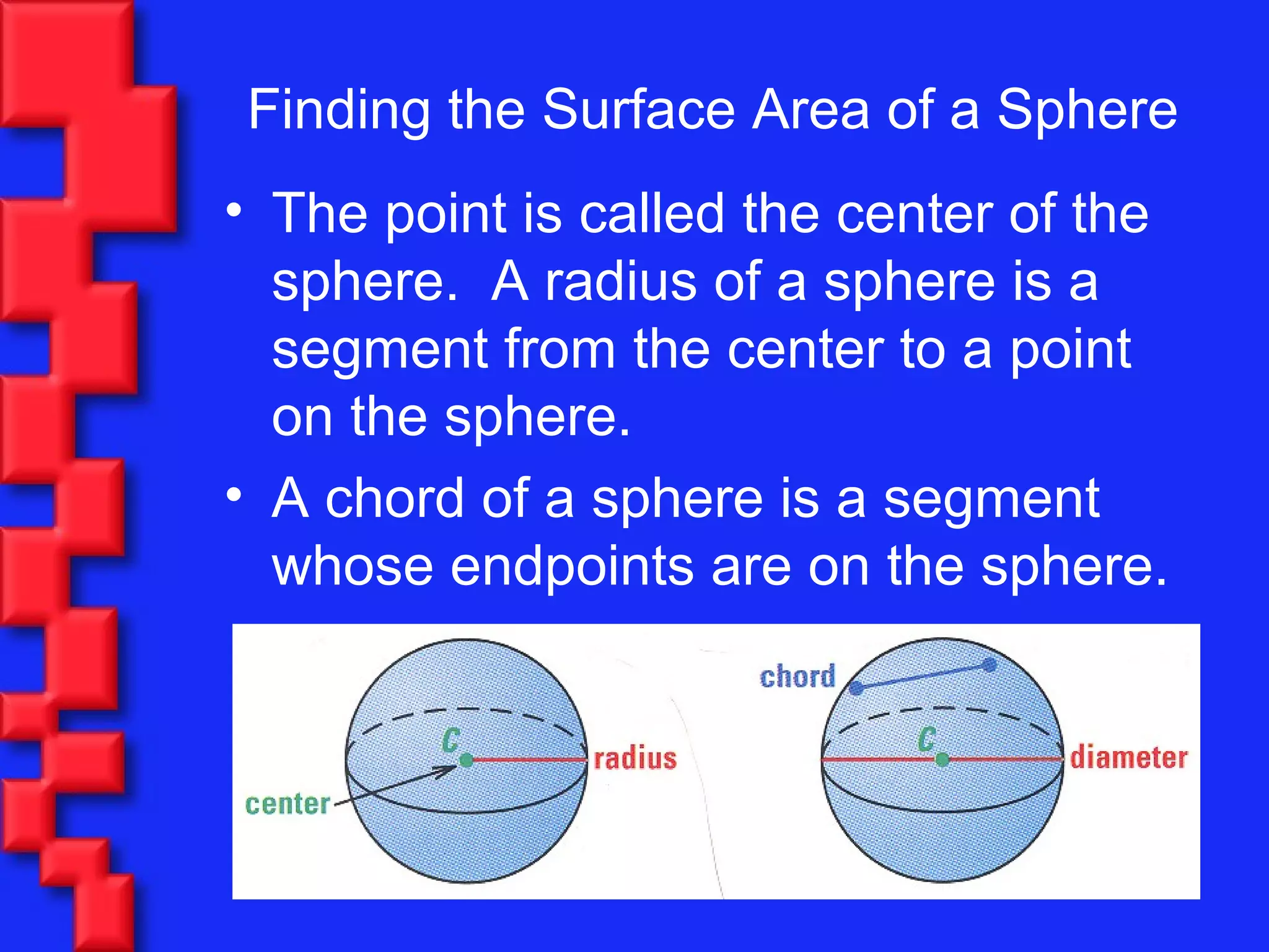 12.6 surface area & volume of spheres | PPT