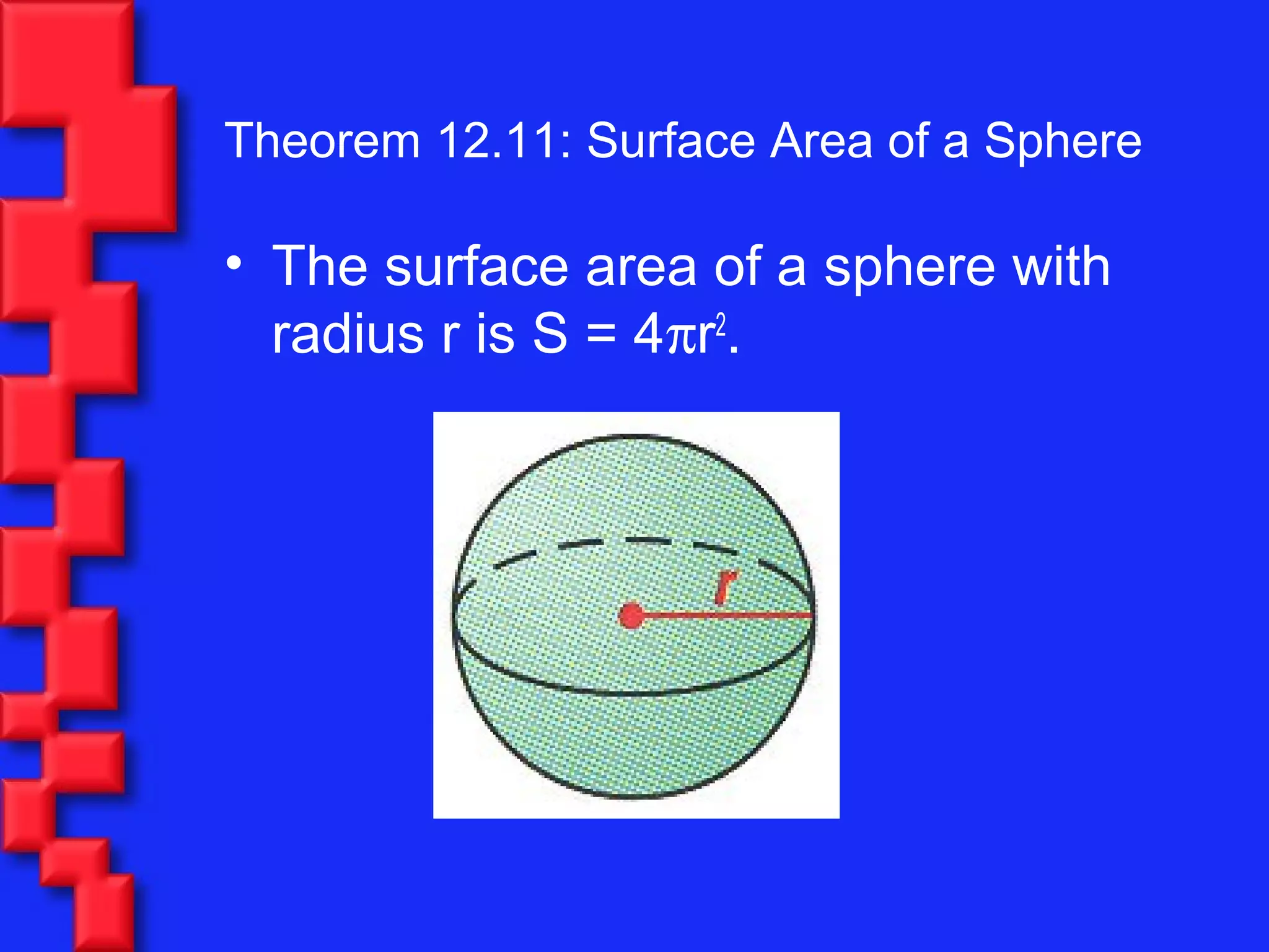 12.6 surface area & volume of spheres | PPT