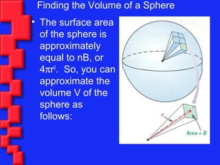 12.6 surface area & volume of spheres | PPT