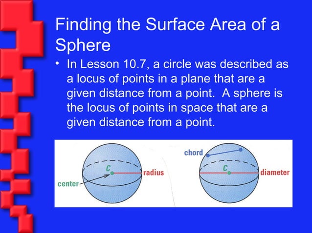 12.6 surface area & volume of spheres | PPT | Geography | Science