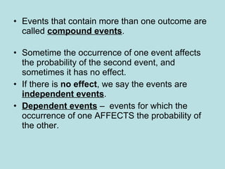 12.8 independent and dependent events | PPT