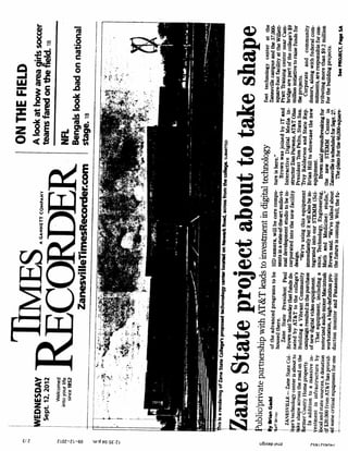 12.9.12 zanesville times recorder zane state grant | PDF