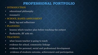 Introduction to Portfolio | PPTX
