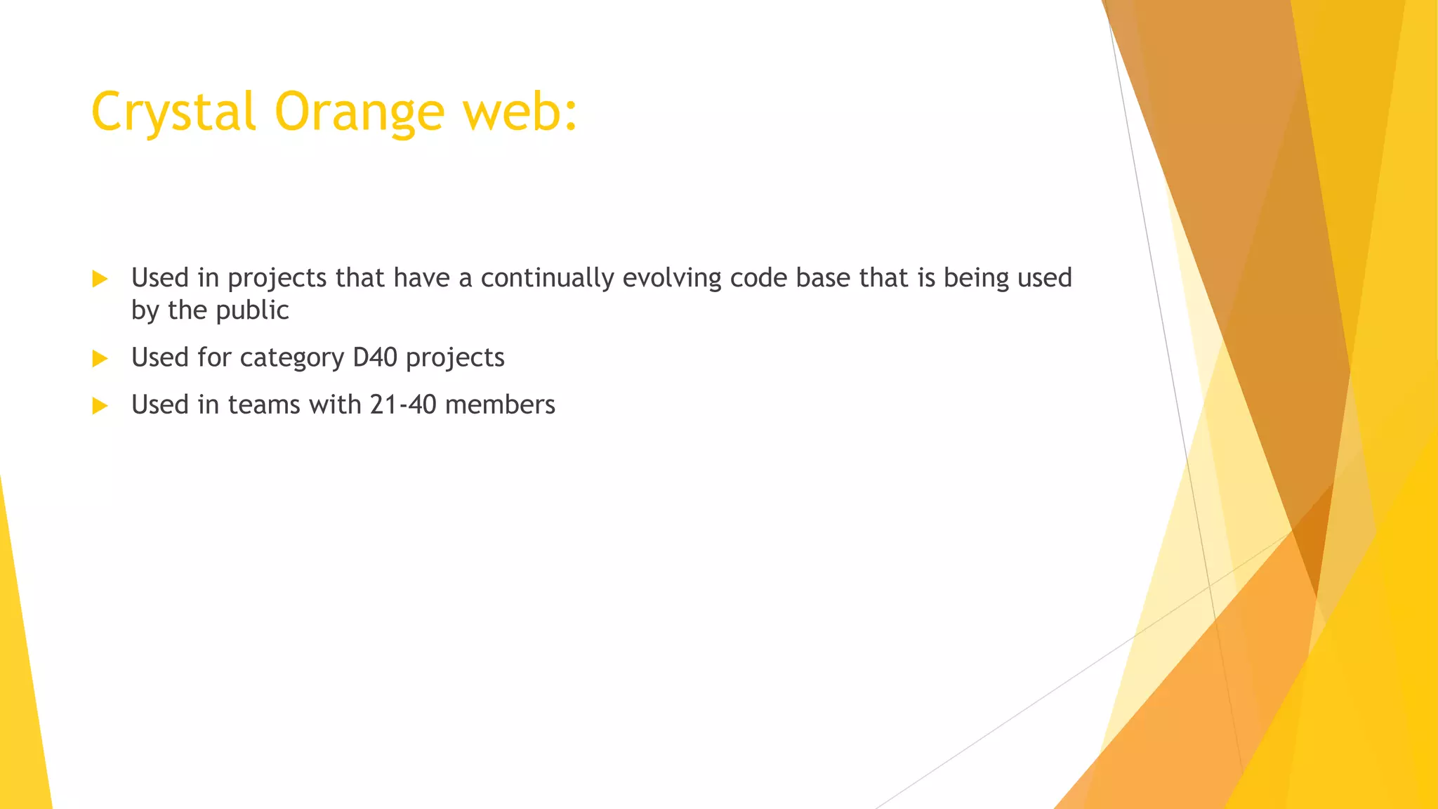 Crystal Methodology | PPTX