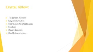 Crystal Methodology | PPTX